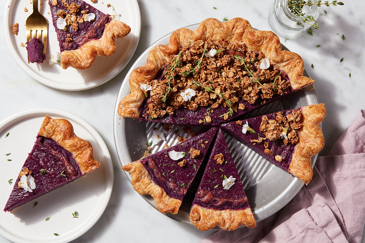 Purple Sweet Potato Pie | King Arthur Baking