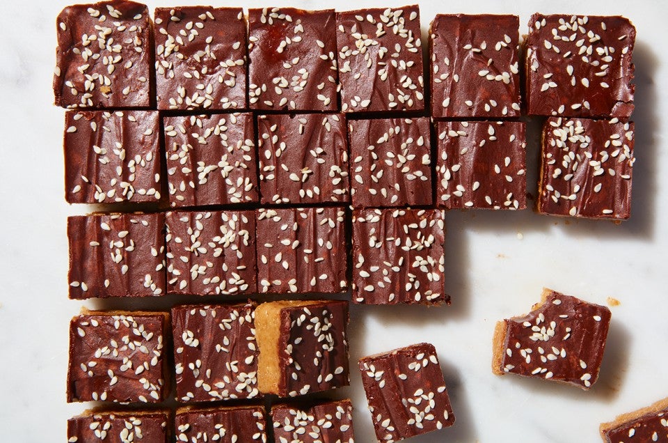 Tahini Chocolate Bars Recipe | King Arthur Baking