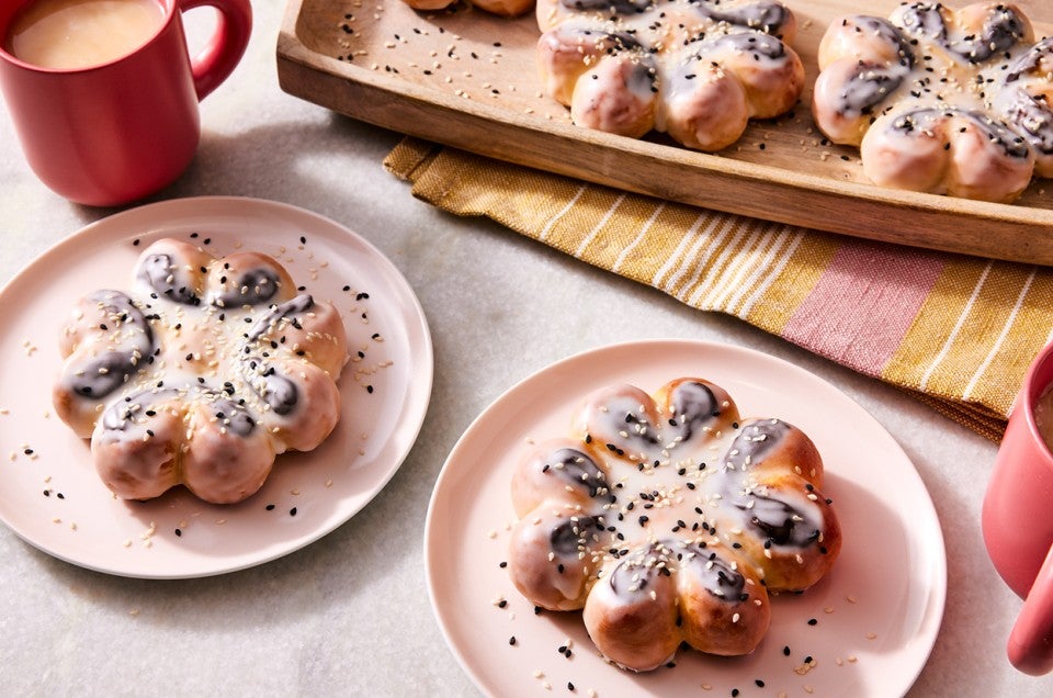 Sweetheart Pull Apart Chocolate Buns Recipe King Arthur Baking
