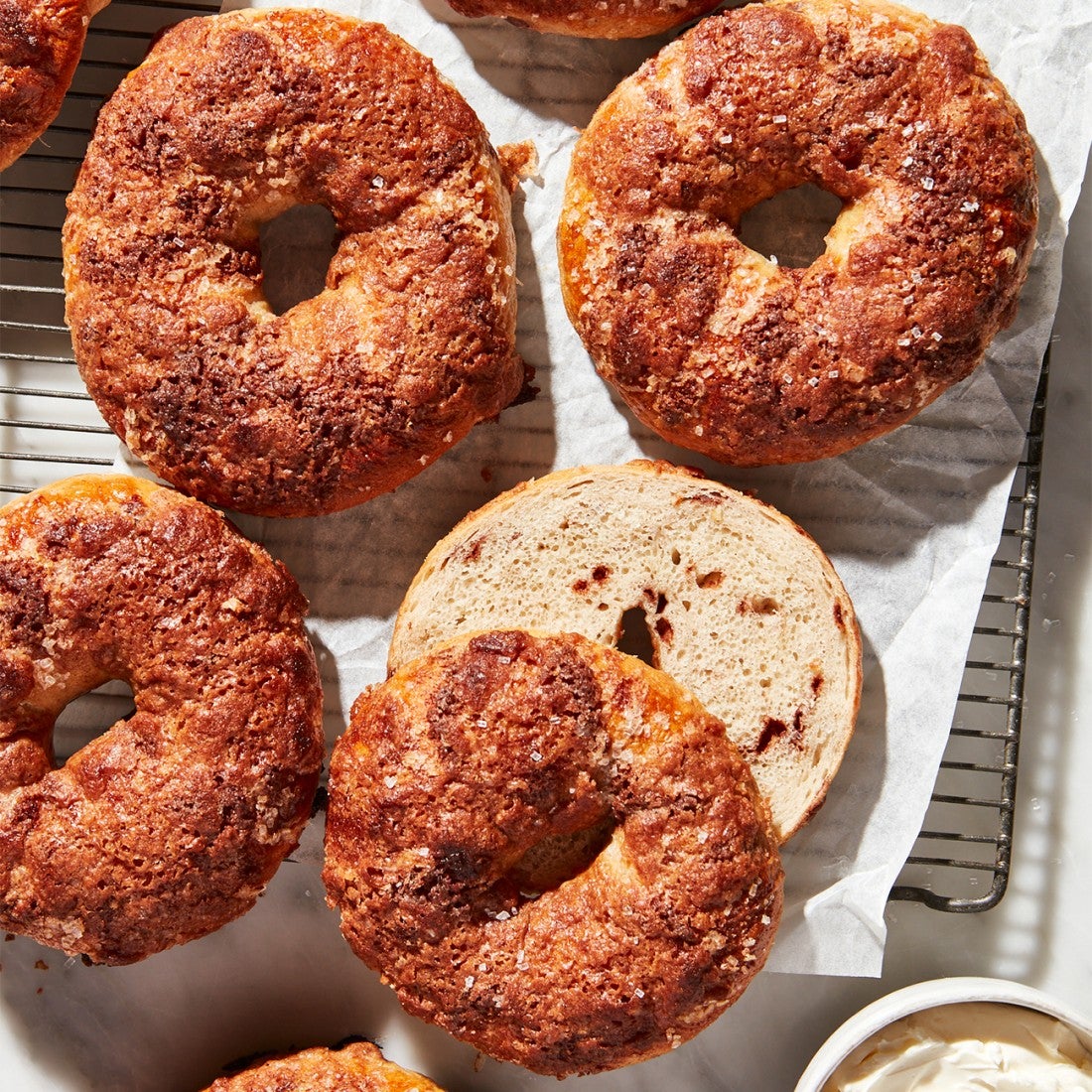 Baking with Kids: Father's Day Bagels, Savory & Sweet | King Arthur Baking